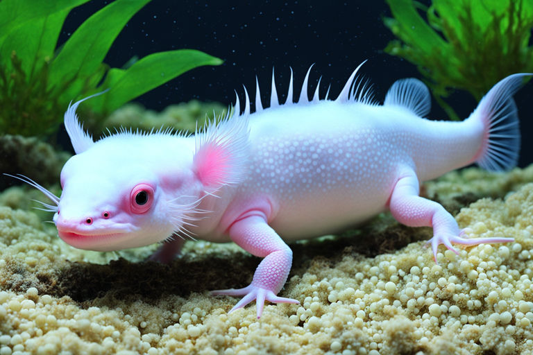 Axolotl are able to regenerate lost limbs and body organs. by Raja ...
