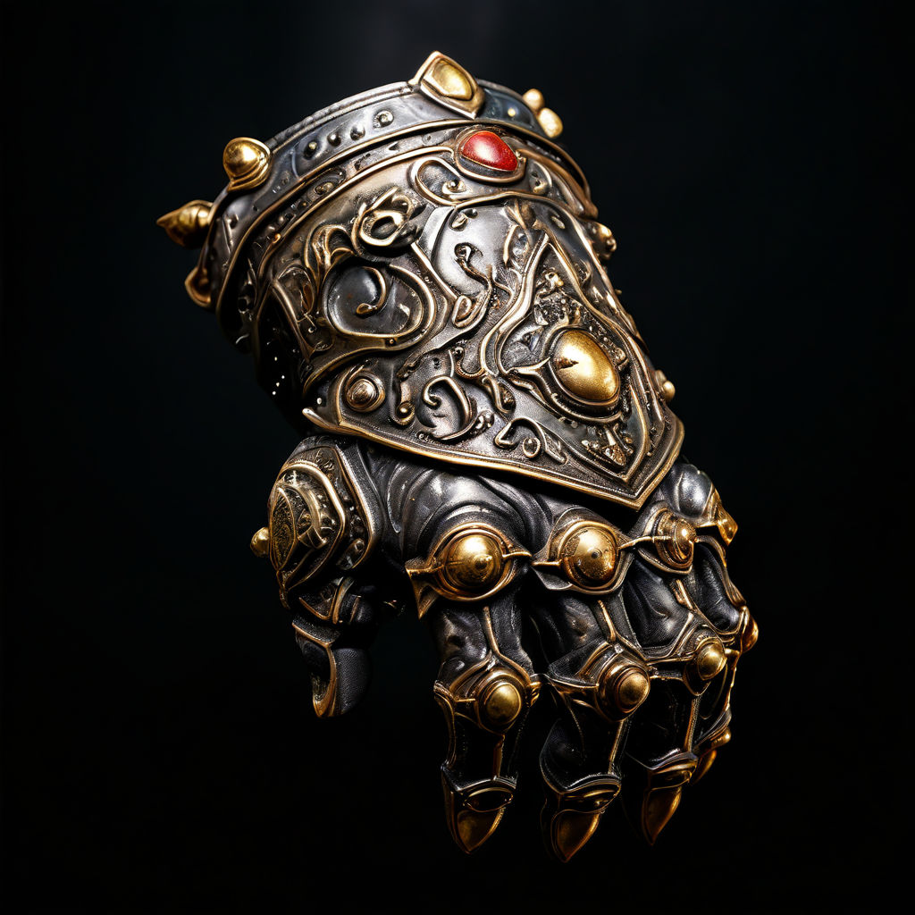 Medieval gauntlet by David Harris - Playground