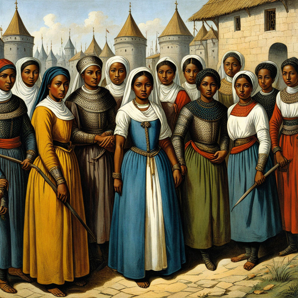 Tatar empire with black female slaves in medieval times by Jimmy ...