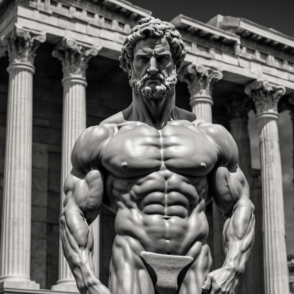 Ancient Greek statue by Wagner Chaves - Playground