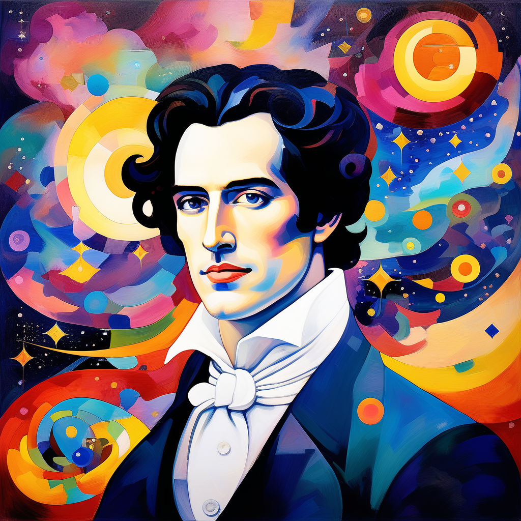 LORD BYRON IN THE STYLE OF KANDINSKY by Frank Morlock - Playground