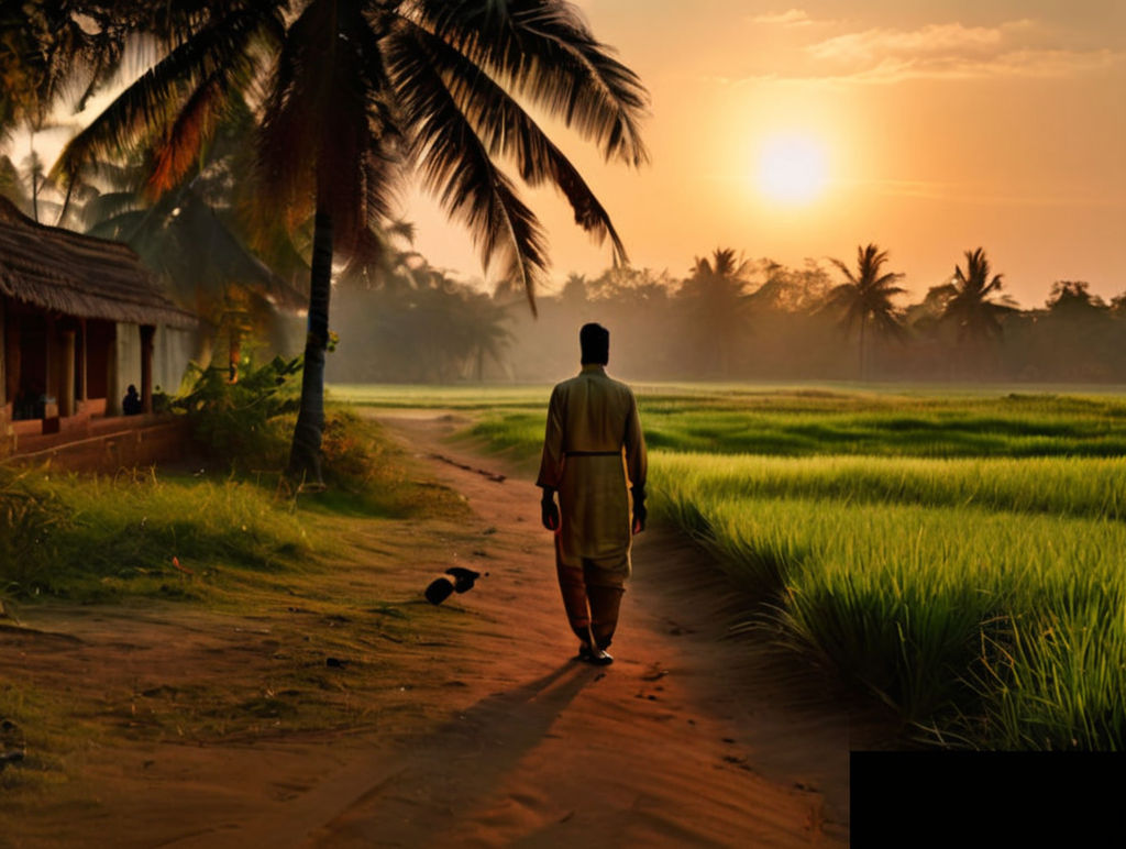 Make the man working in the fields by Asis Panigrahi - Playground