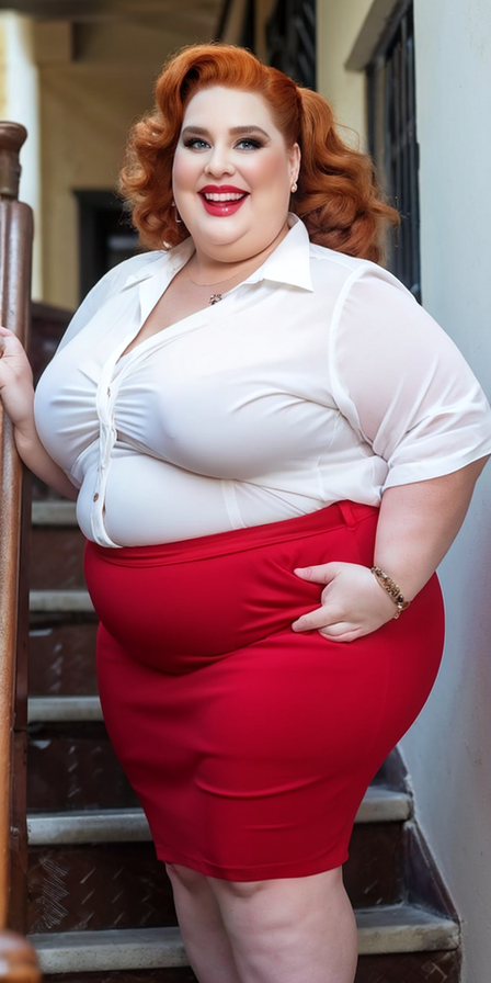 Morbidly obese 55 yo american ssbbw model in new outfit by joel0987 ...