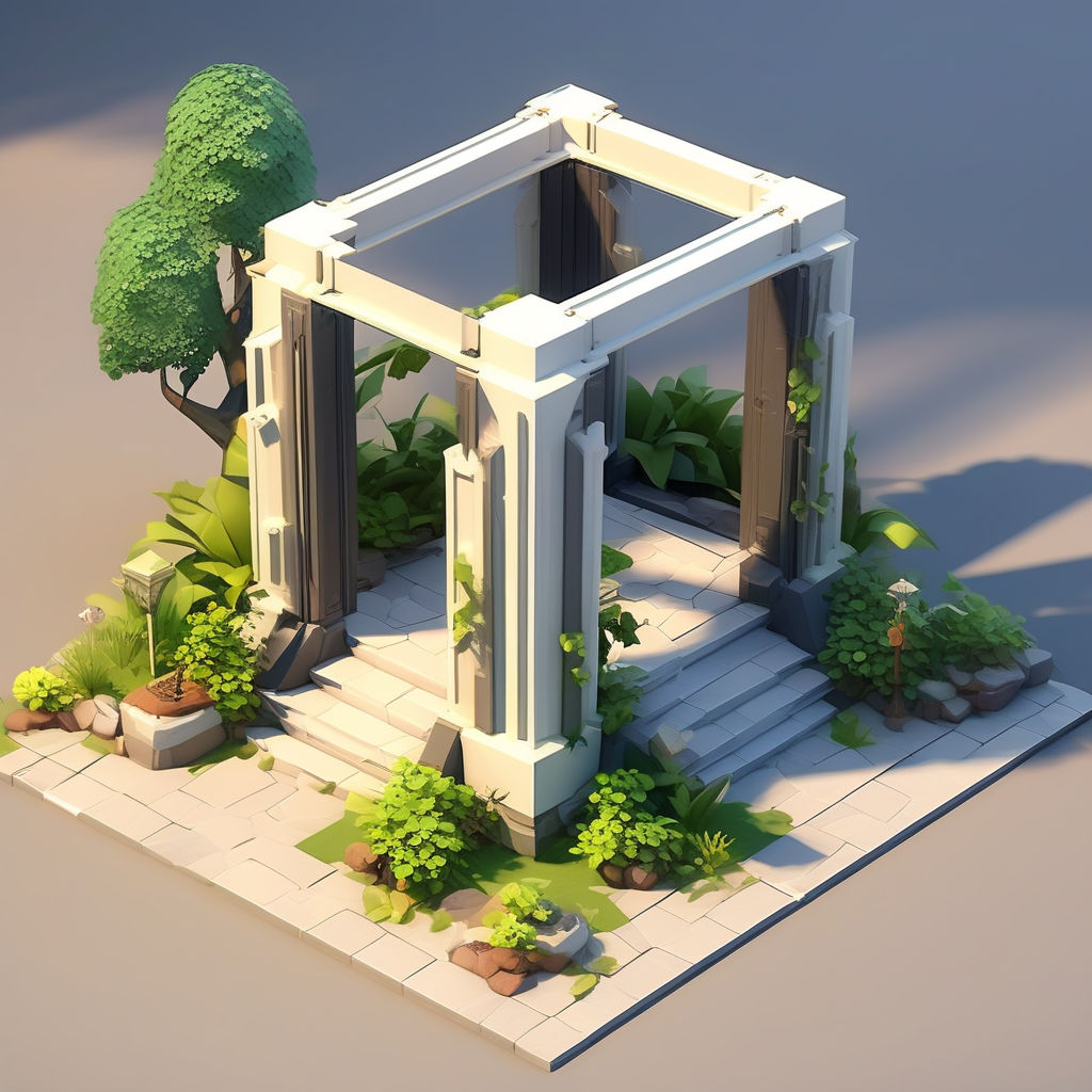 Simple hinged structure for men by 陈立华 - Playground