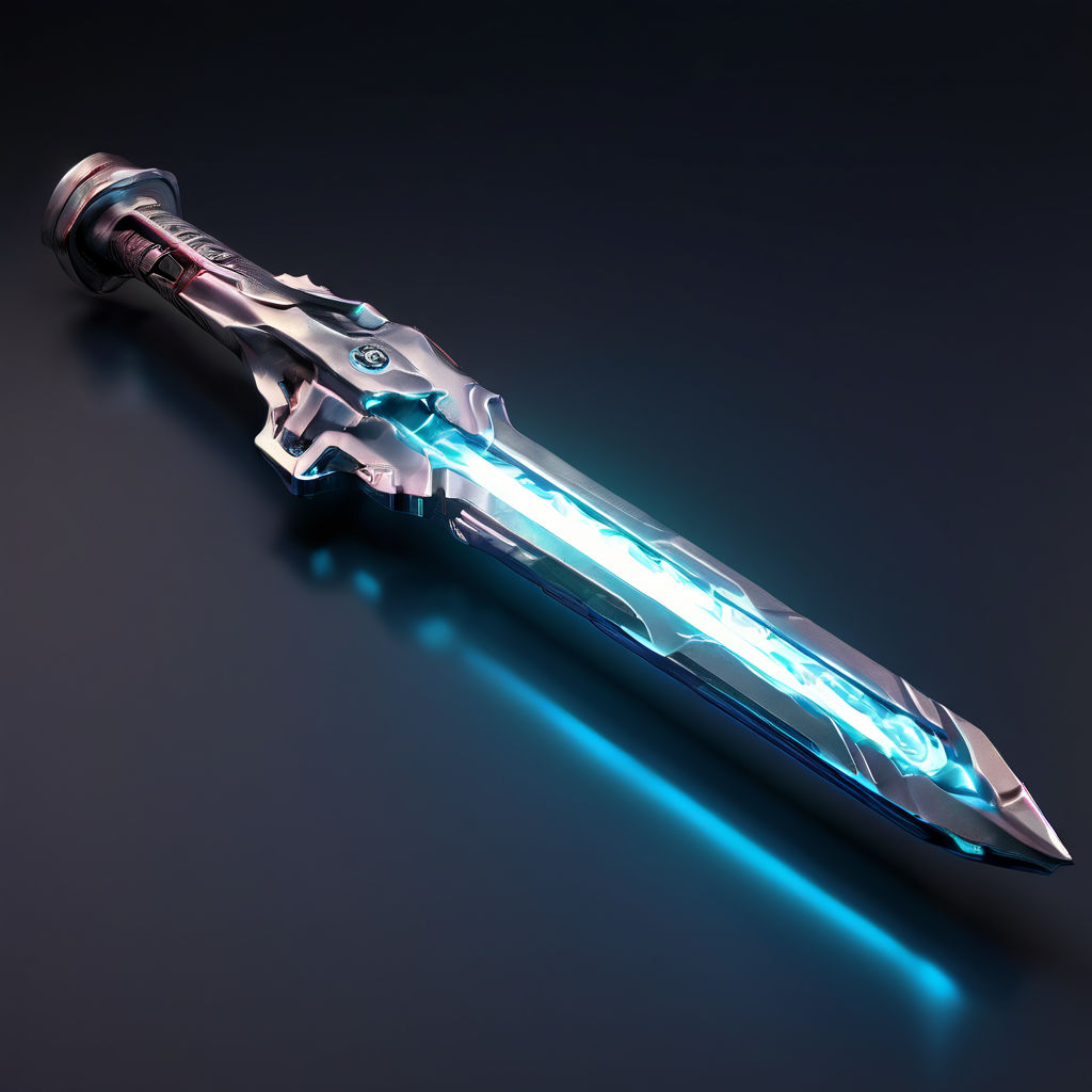 3D Model of a Quantum laser blade sword by Andrei Ivan - Playground