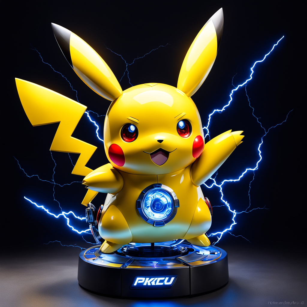 Mechanical Pikachu by M. Damian Zazueta Retamoza - Playground