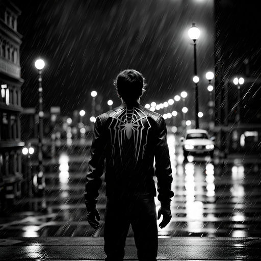 Long-distance photography capturing Peter Parker (Spider-Man... by ...