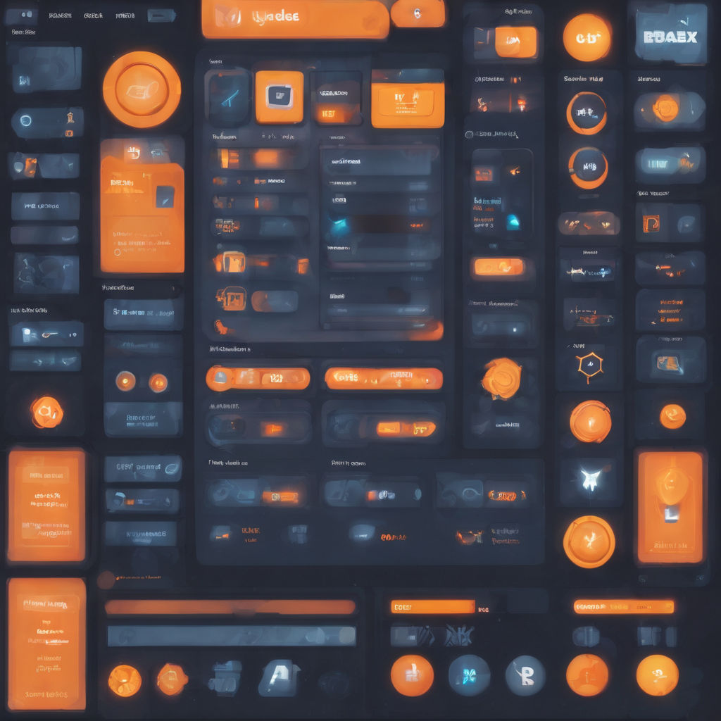 Roblox game UI kit featuring interface elements like buttons by Veysi Emrah Baban - Playground