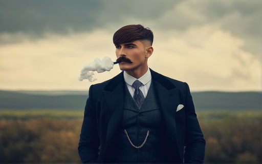 Sigma male with beard and mustache and excellent physique by Jawad ...