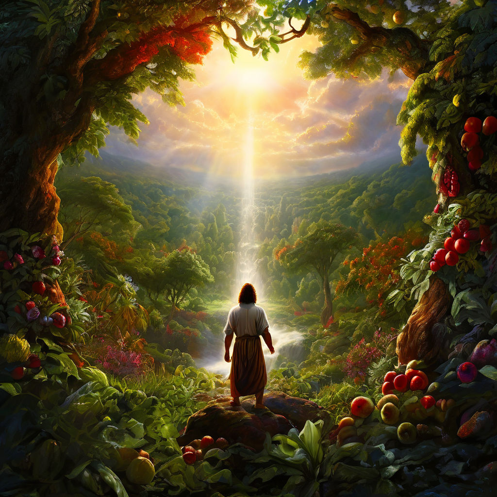 The Lord God placed man in the garden of Eden to cultivate a... by ...