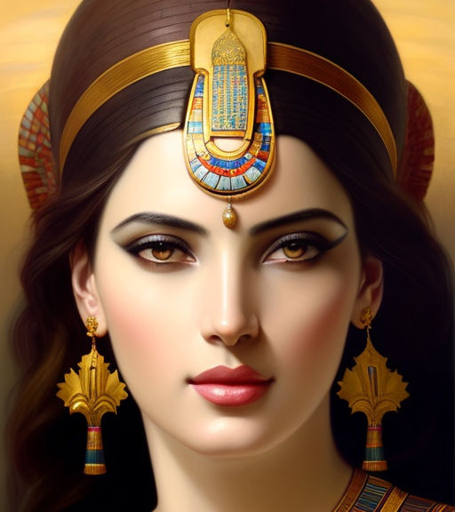 Beautiful and gorgerous ancient egyptian pale prietress with... by anne ...