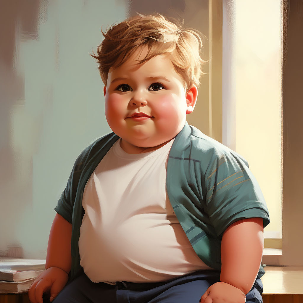A chubby kid by Puggy Boy - Playground