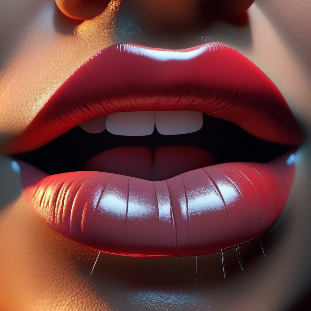 Woman with lips sewed shut. Both lips sewed shut. ultra hd by Chezz ...