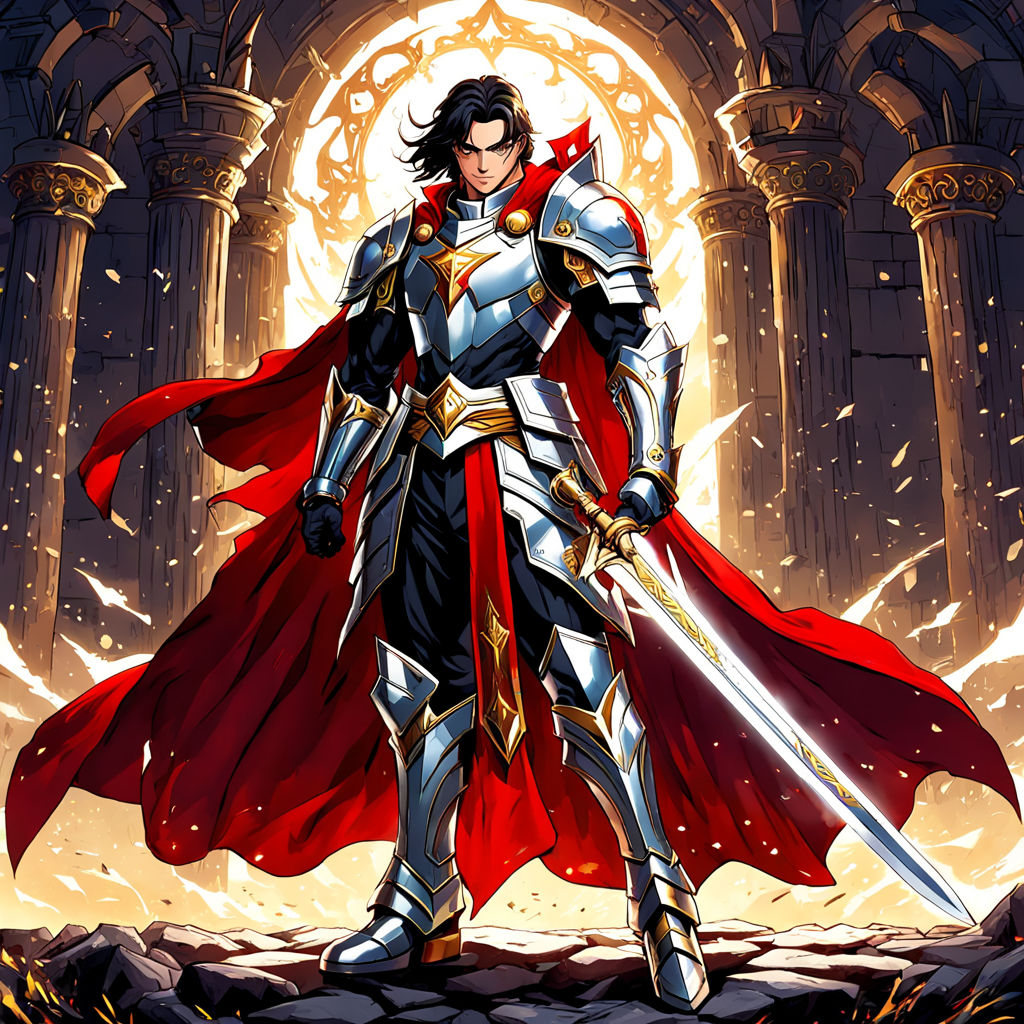 A "Heroic Challenger - Clasp Sword" stands valiantly on the ... by Code ...