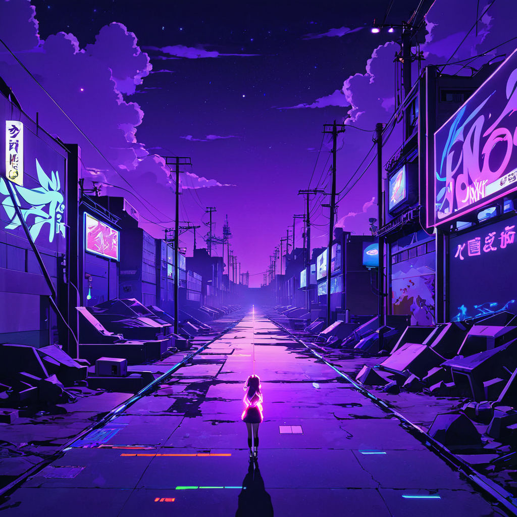 Anime girl neon lights phonk album cover by rokker sa - Playground Anime girl neon lights phonk album cover by rokker sa - Playground