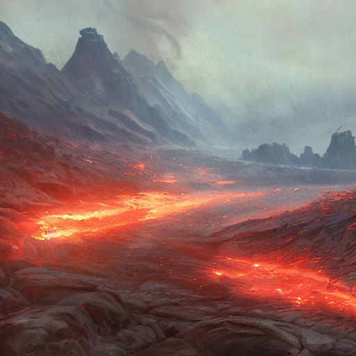 Hell landscape by It'sAkira! - Playground