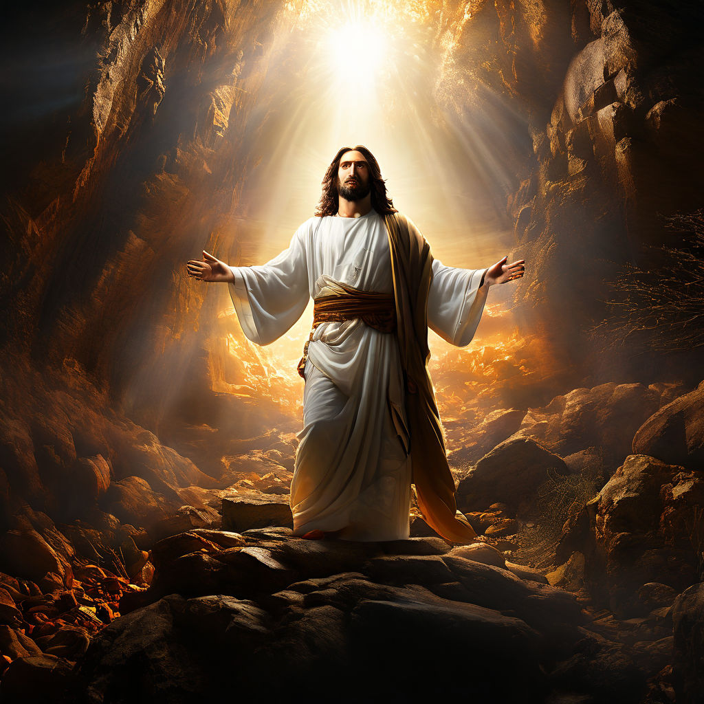 The resurrection of Jesus Christ by Oscar Corrales - Playground