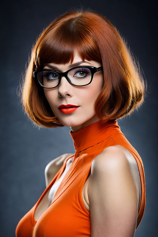 Unusual portrait of beautiful Velma Dinkley by Tybreizh - Playground