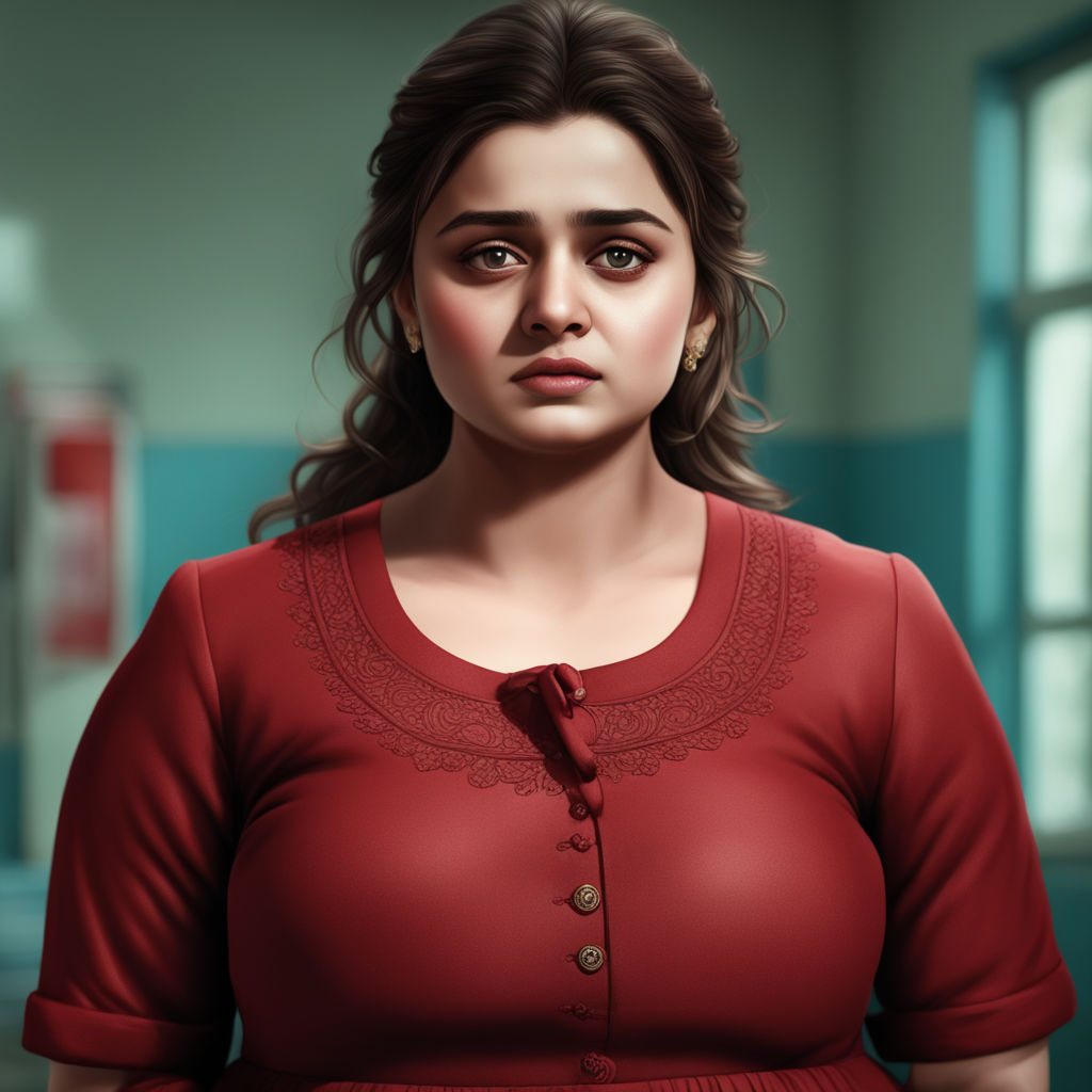 Digital art fat girl by Vijay Vitkar - Playground