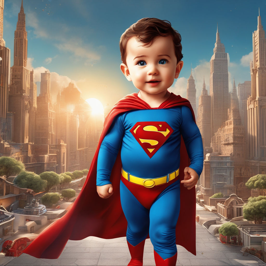 Baby superman by Newbie On - Playground