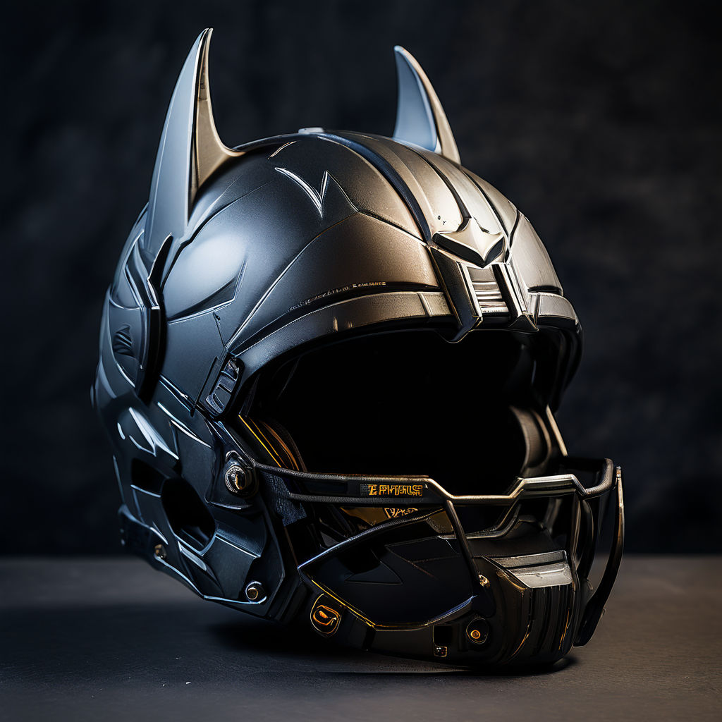 Batman Football Helmet by Emma Hughes - Playground