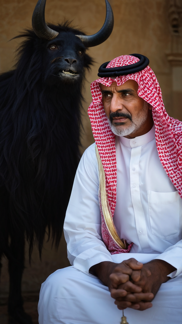 An Arab person thinks while the devil whispers to him by memo2000 full2 ...