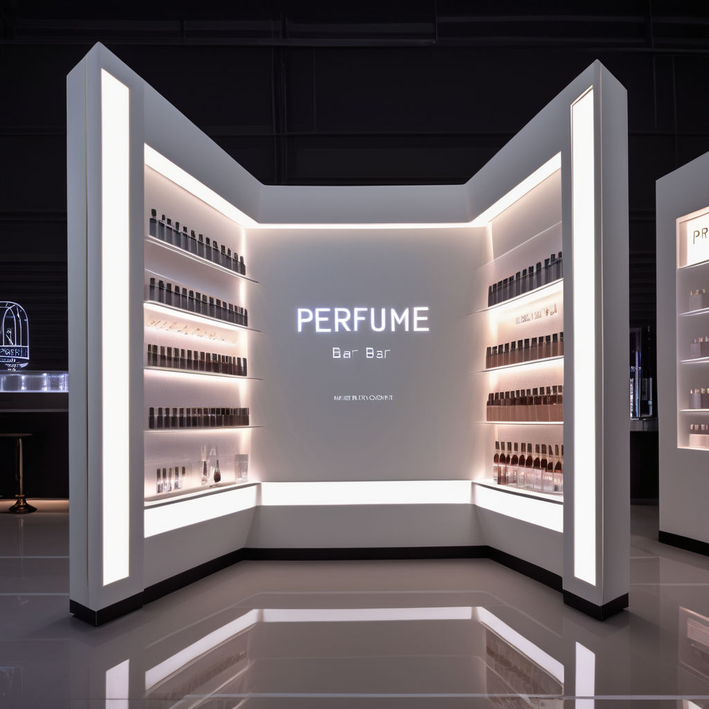 Perfume bar booth design by Christopherson Obis - Playground