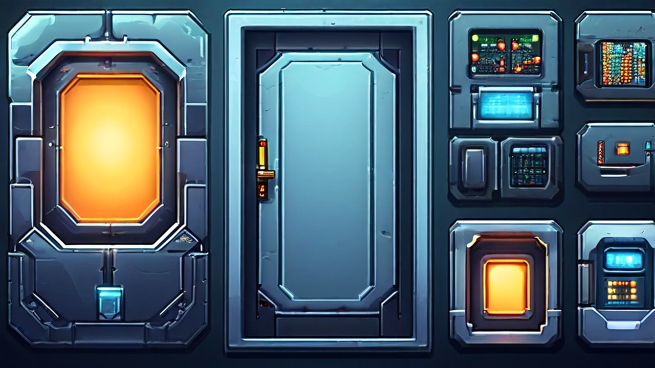 Realistic Tile sprite sheet for 3D platformer game in sci-fi... by ...