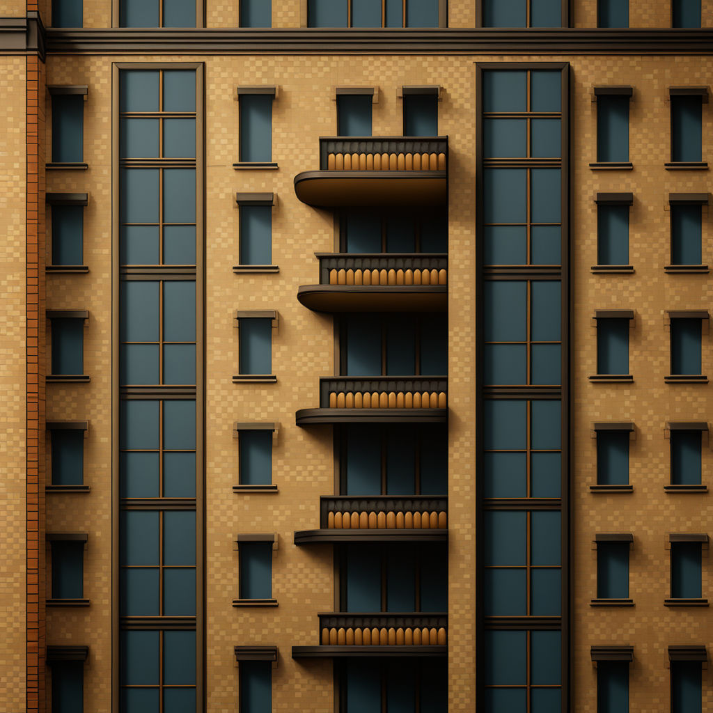 Flat 2D art building by Germain Linder - Playground