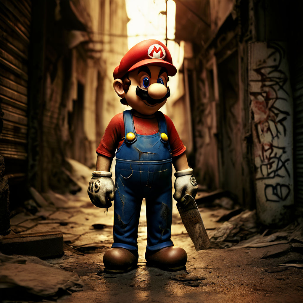 Mario from the classic Mario Bros video game series appearin... by ...