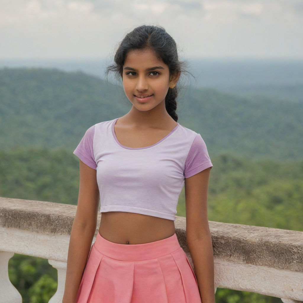 A mesmerizing Sri Lankan teenage girl by Chanuka Kavinidu - Playground