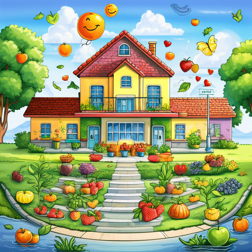 Draw a picture that can represent a healthy and happy school... by ...