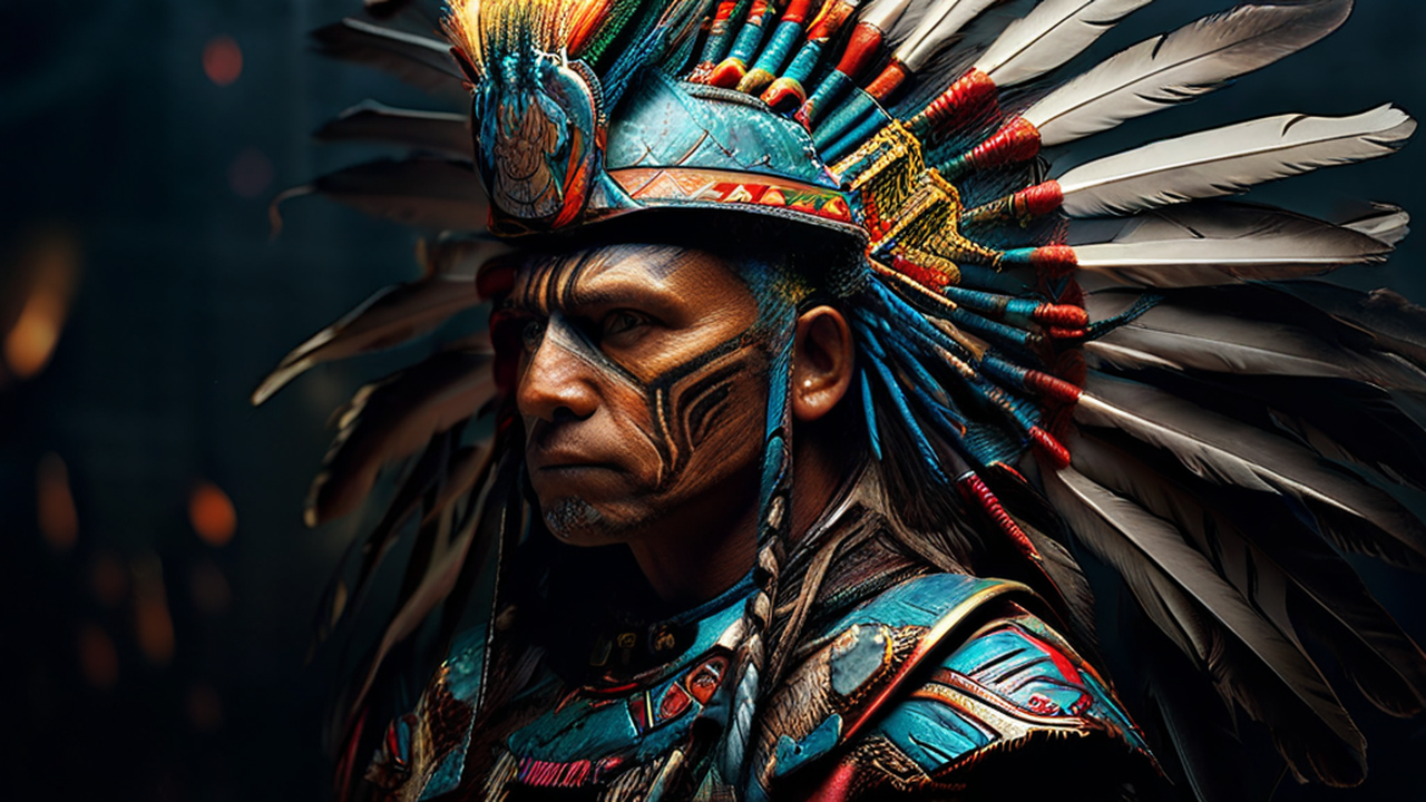 Huitzilopochtli is often shown as a fierce warrior by Ssemaganda ...