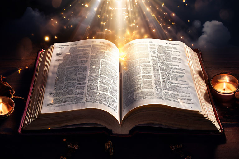 Create a carefully delicate image of a Bible by FABIANI FORTUNATO ...