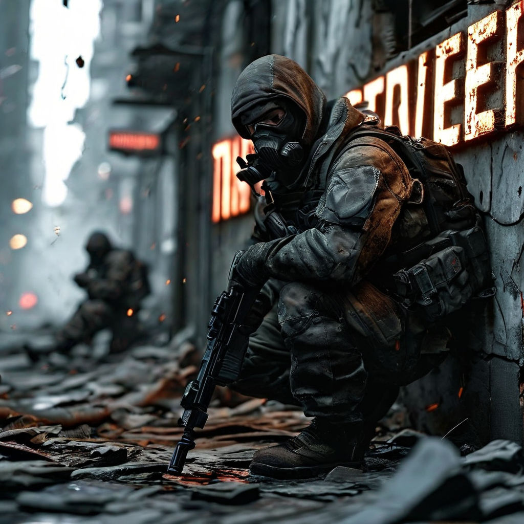 Escape from Tarkov-inspired wallpaper featuring the text "Tr... by ...