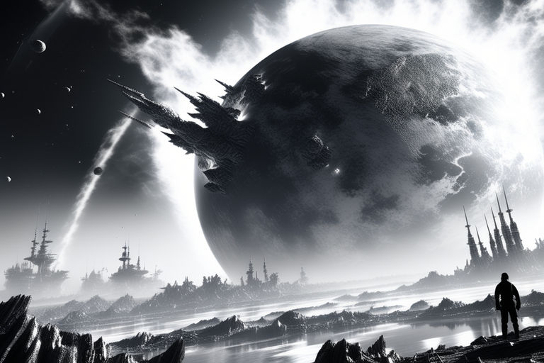 Giant space monster crunching planet earth by Mondo Corretto - Playground