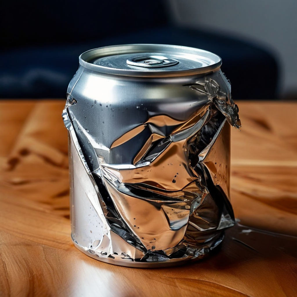 Deformed aluminum can by ปาณิสรา ธัญญกิจ - Playground