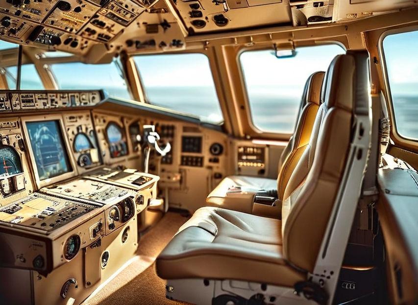 Empty cockpit interior by DeV - Playground