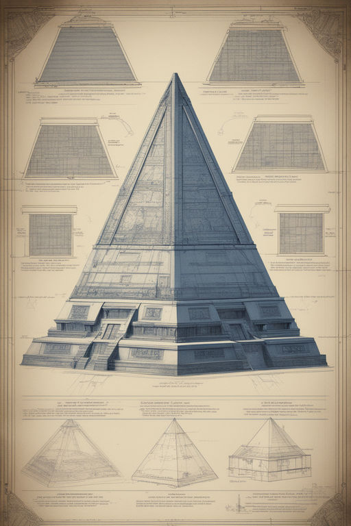 Blueprints for a vintage pyramid by Andreas Rothe - Playground