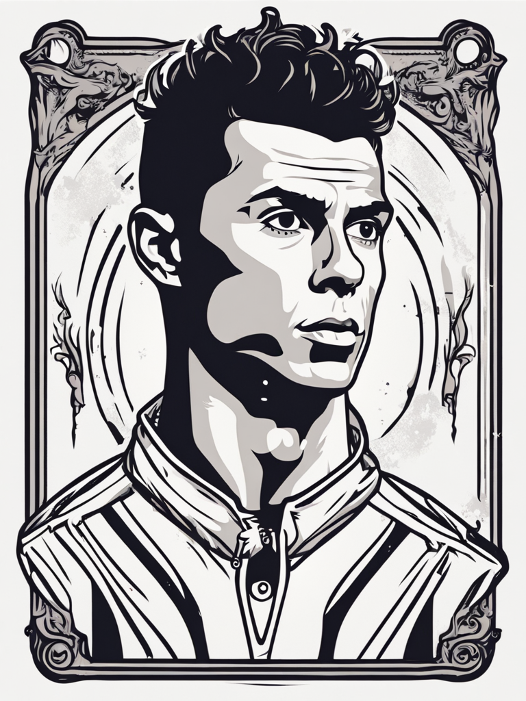 Cristiano Ronaldo envisioned in Tim Burton's distinctive got... by Hudson Sousa - Playground