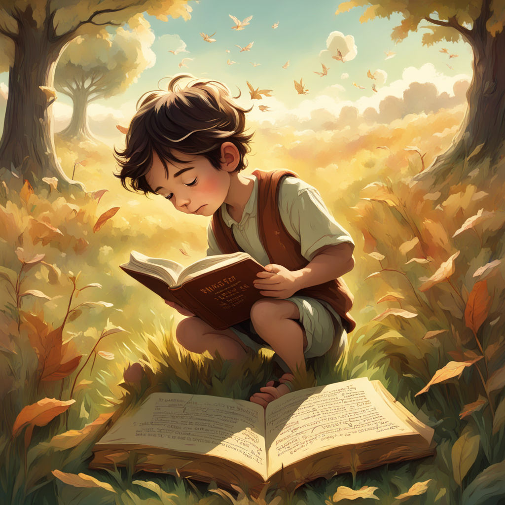 Cartoon depicting a child discovering an ancient book by KASHIF KAMAL ...