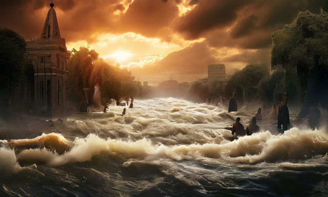 The story of the Great Universal Flood by Pablo - Playground