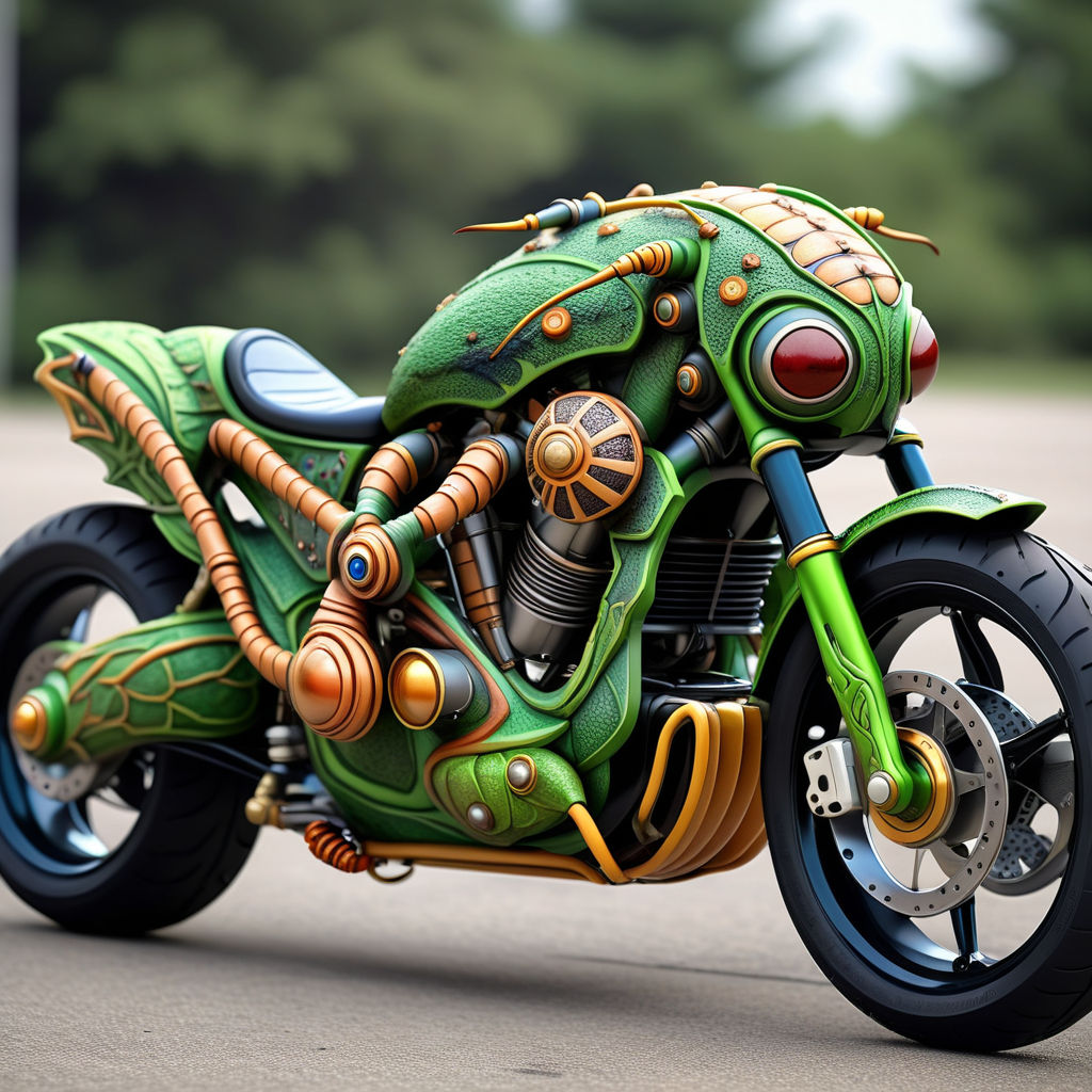 Insect themed motorcycle by Patrick Mallari - Playground
