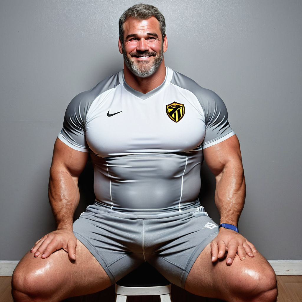 Realistic very big chunky huge muscular handsome white man by zzz ...