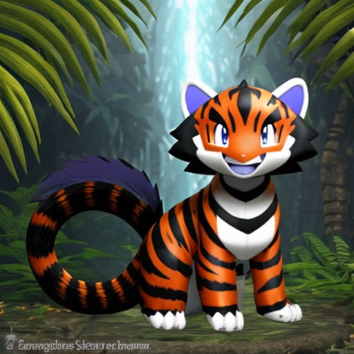 Combine all the elements below to create a cute Pokemon-styl... by 森聖 ...