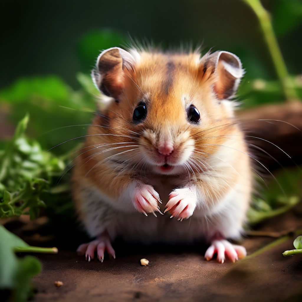A cute Jungleian hamster with a full stomach by James GnawH - Playground