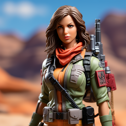 Female G.I. Joe figure by Danno Welty - Playground