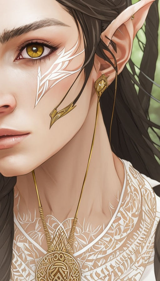 A elf archer by Alexander Henke - Playground