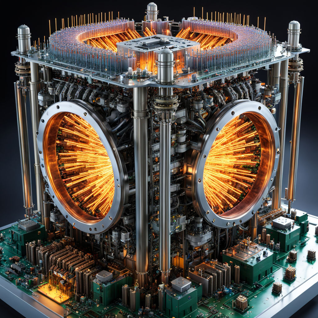 A fusion reactor about to explode (masterpiece) by monkey - Playground