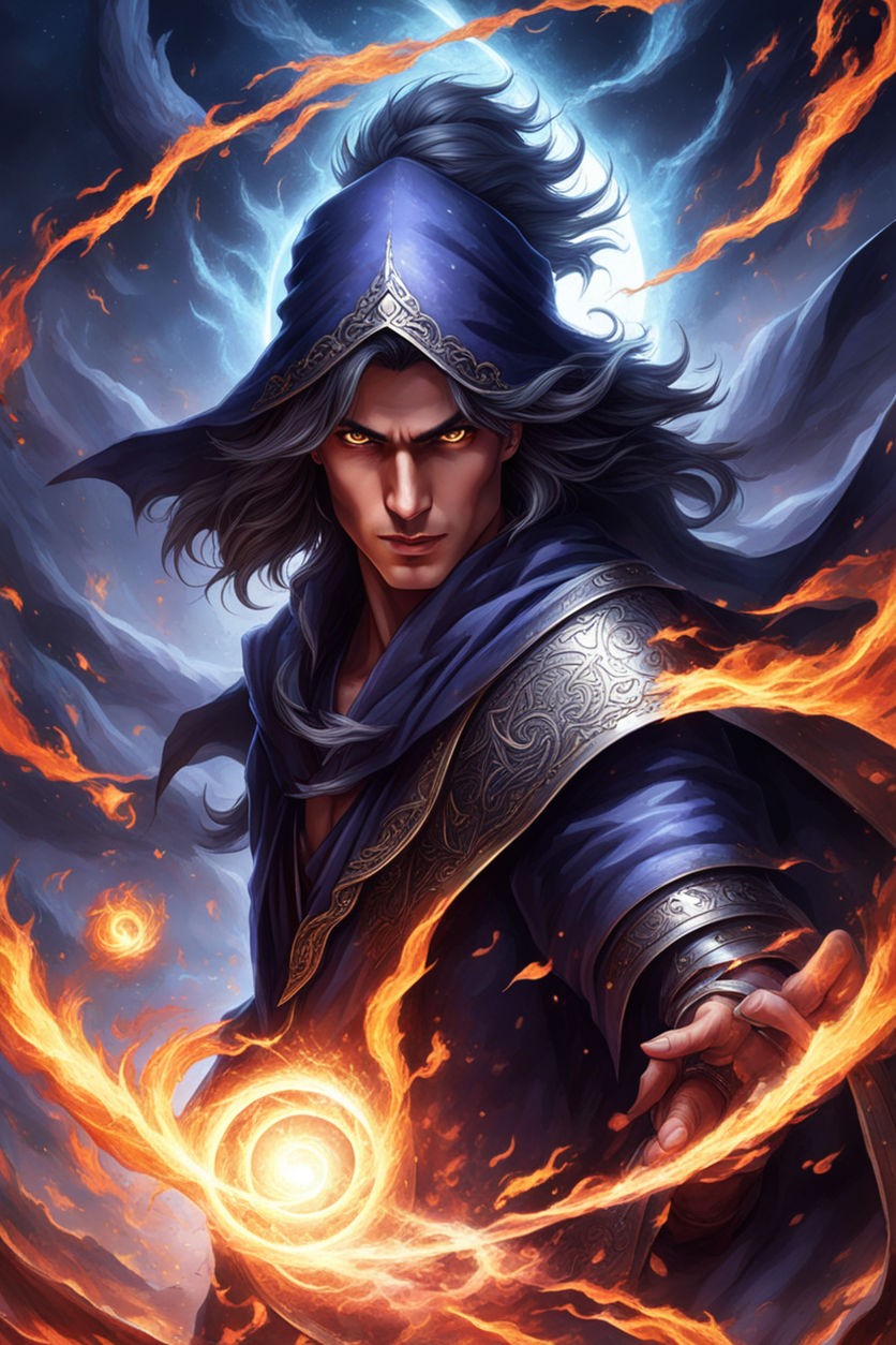 Sabac casting a spell by Olga Solnechnaj - Playground